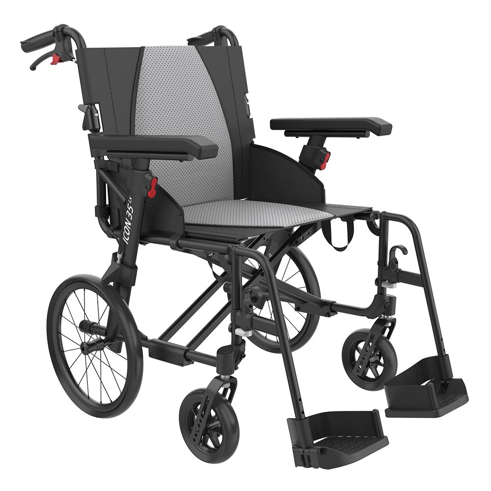 Rehasense Icon 35 LX Transit Wheelchair - Advanced Mobility – Mobility ...